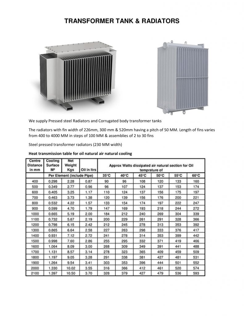 Transformer Tanks & Radiators – IKIGAIBD